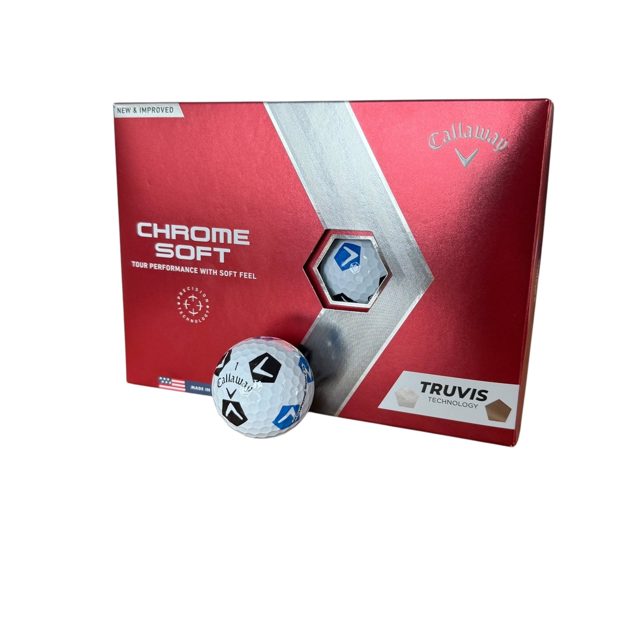 Callaway Chrome Soft Truvis Prior Gen. Golf Balls - Chevron - Golf Vault